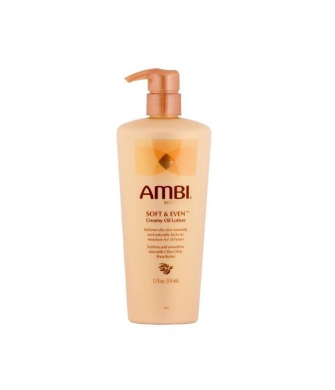 Lait Corporel Adoucissant Ambi Soft Even Creamy Oil Lotion 12oz ...
