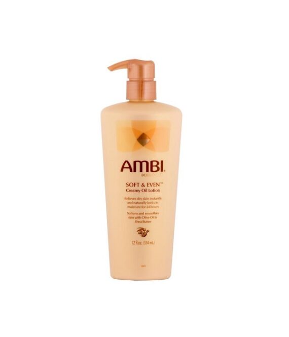 Lait Corporel Adoucissant Ambi Soft Even Creamy Oil Lotion 12oz ...