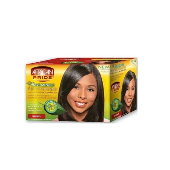 Défrisant African Pride Olive Miracle No Lye Relaxer Kit – AllBeaute.com
