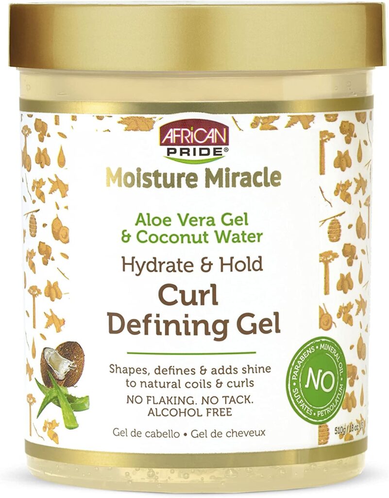 African Pride Moisture Miracle Hydrate and Hold Curl Defining Gel 510g ...