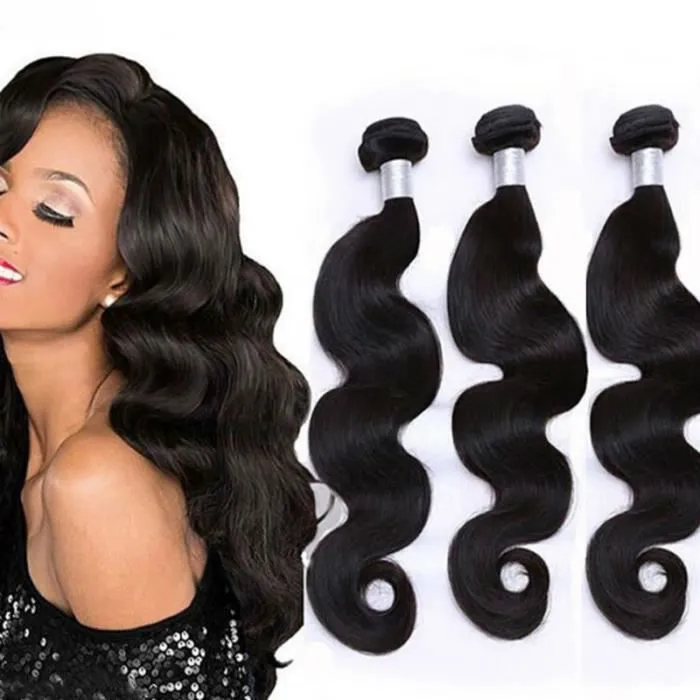 Tissage Body Wave ( Ondulé ) Brazilian Vierge En Couleur Naturelle ...
